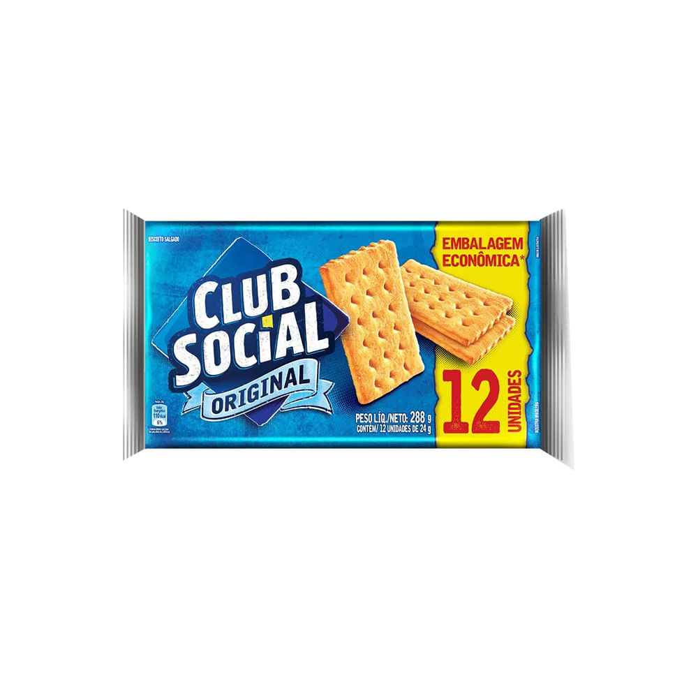 Biscoito Club Social 288g