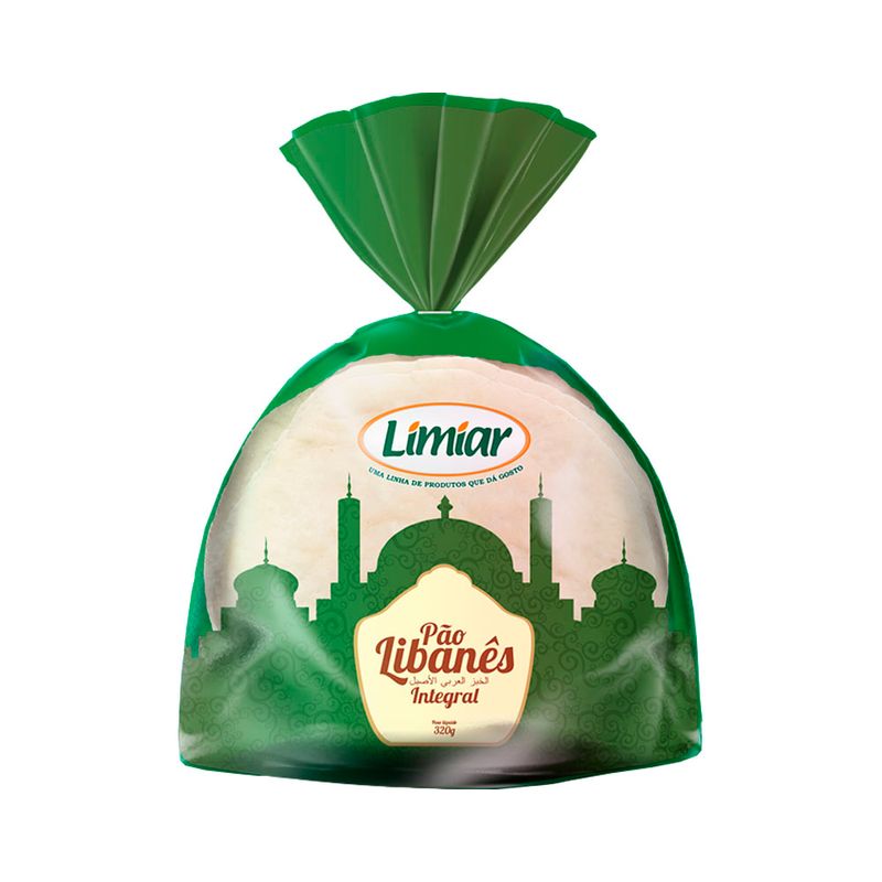 Pão Integral Limiar Libanês 320g