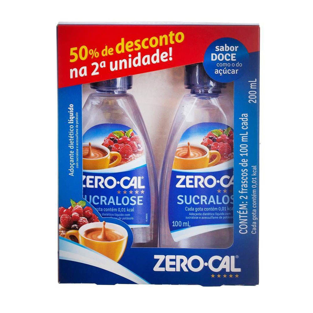 Adoçante Líquido Zerocal Sucralose C2 100ml