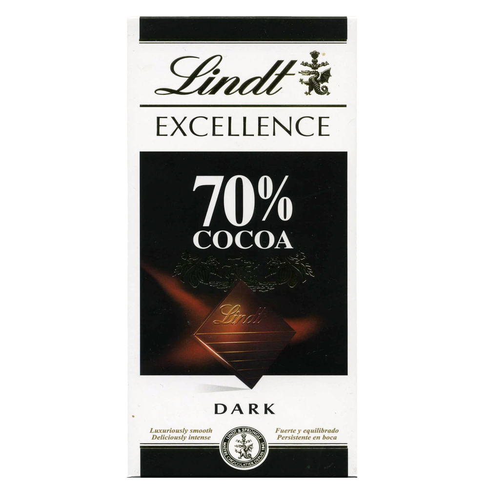 Chocolate 70 Lindt Excellence Dark 100g