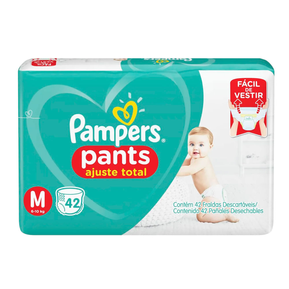 Fralda Pants Pampers Mega M 42 Unidades