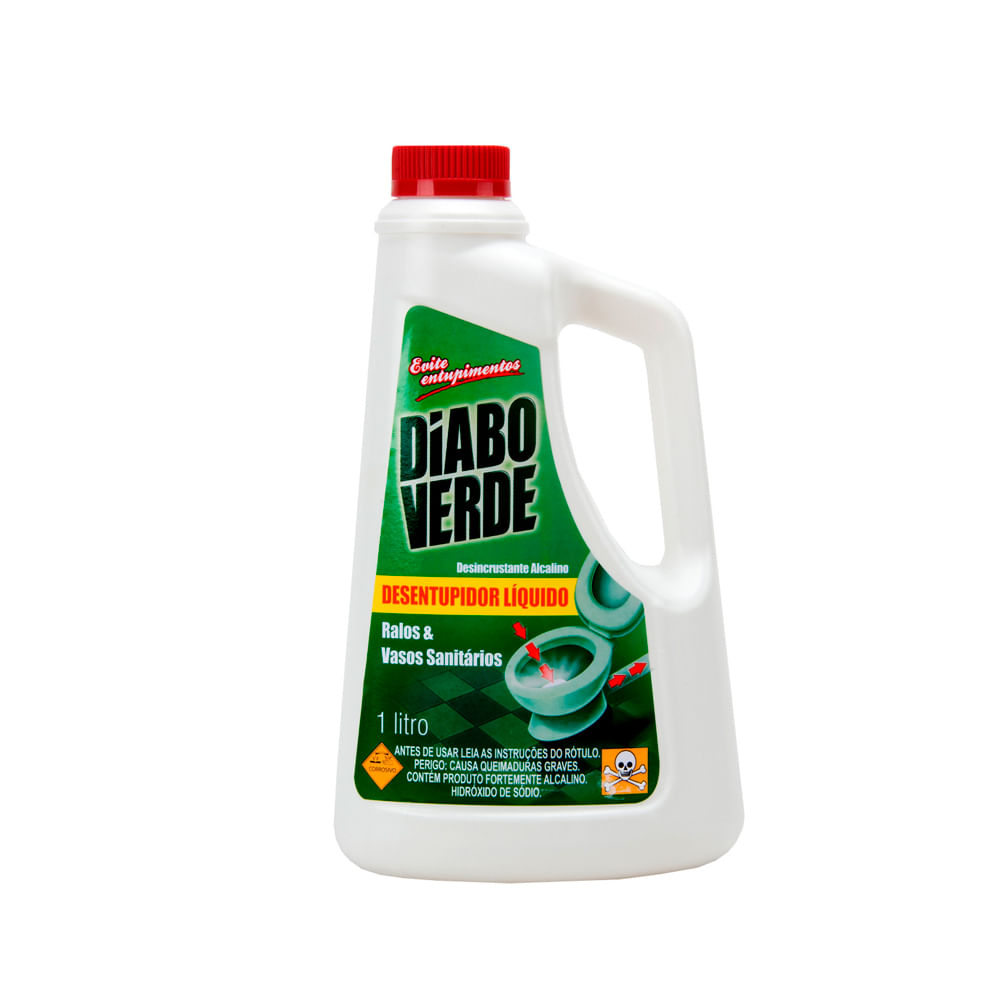 Desentupidor Liquido Diabo Verde 1l