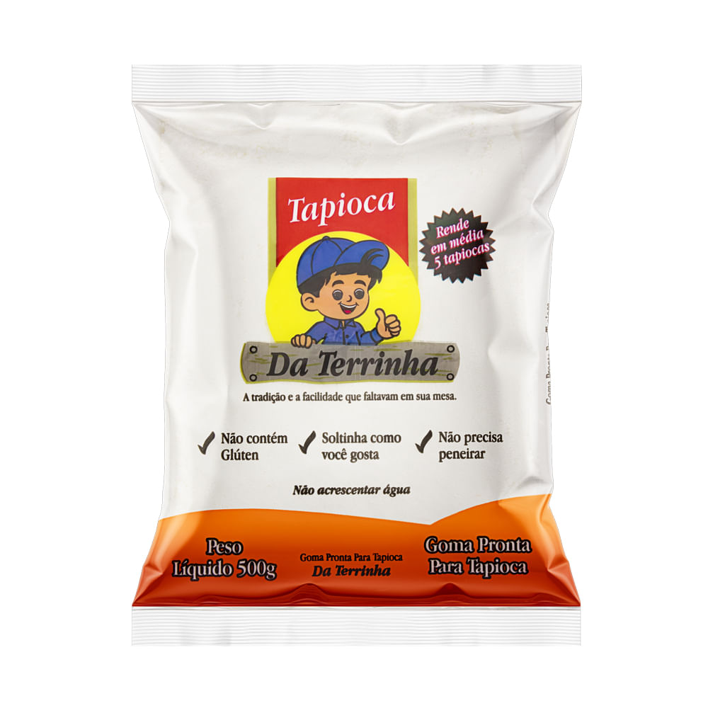 Goma Tapioca Da Terrinha 500g