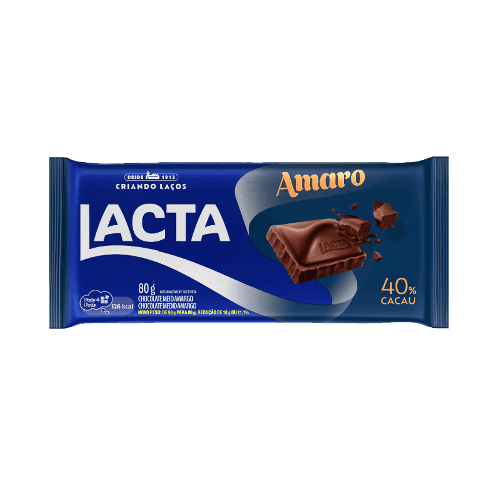Chocolate Lacta Amaro 80g