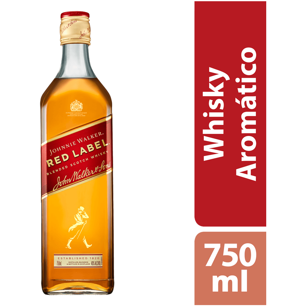 Whisky Johnnie Walker Red Label 750ml