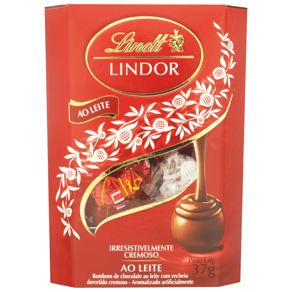 Chocolatet Lindt Lindor Corne Ao Leite 37g