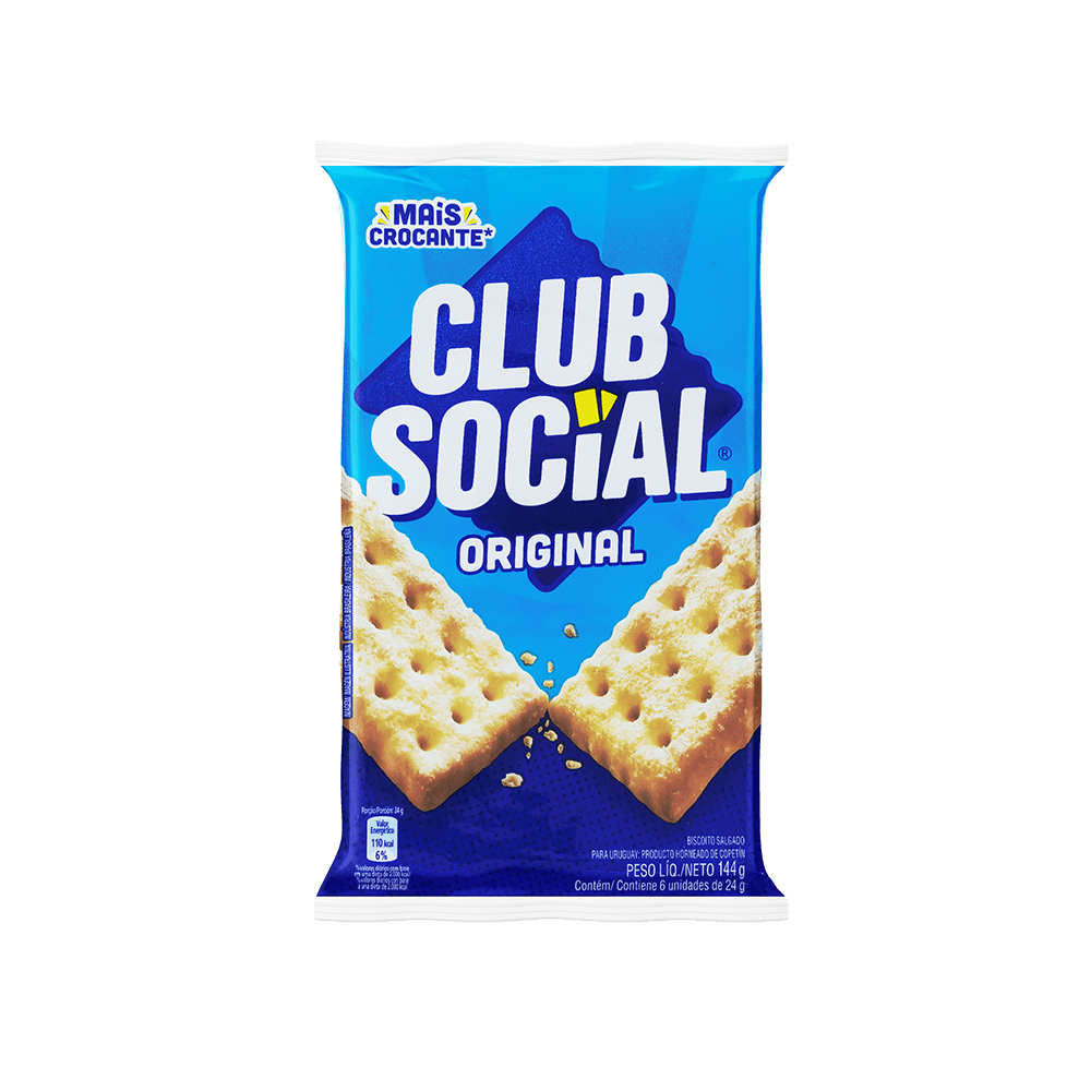 Biscoito Club Social 144g