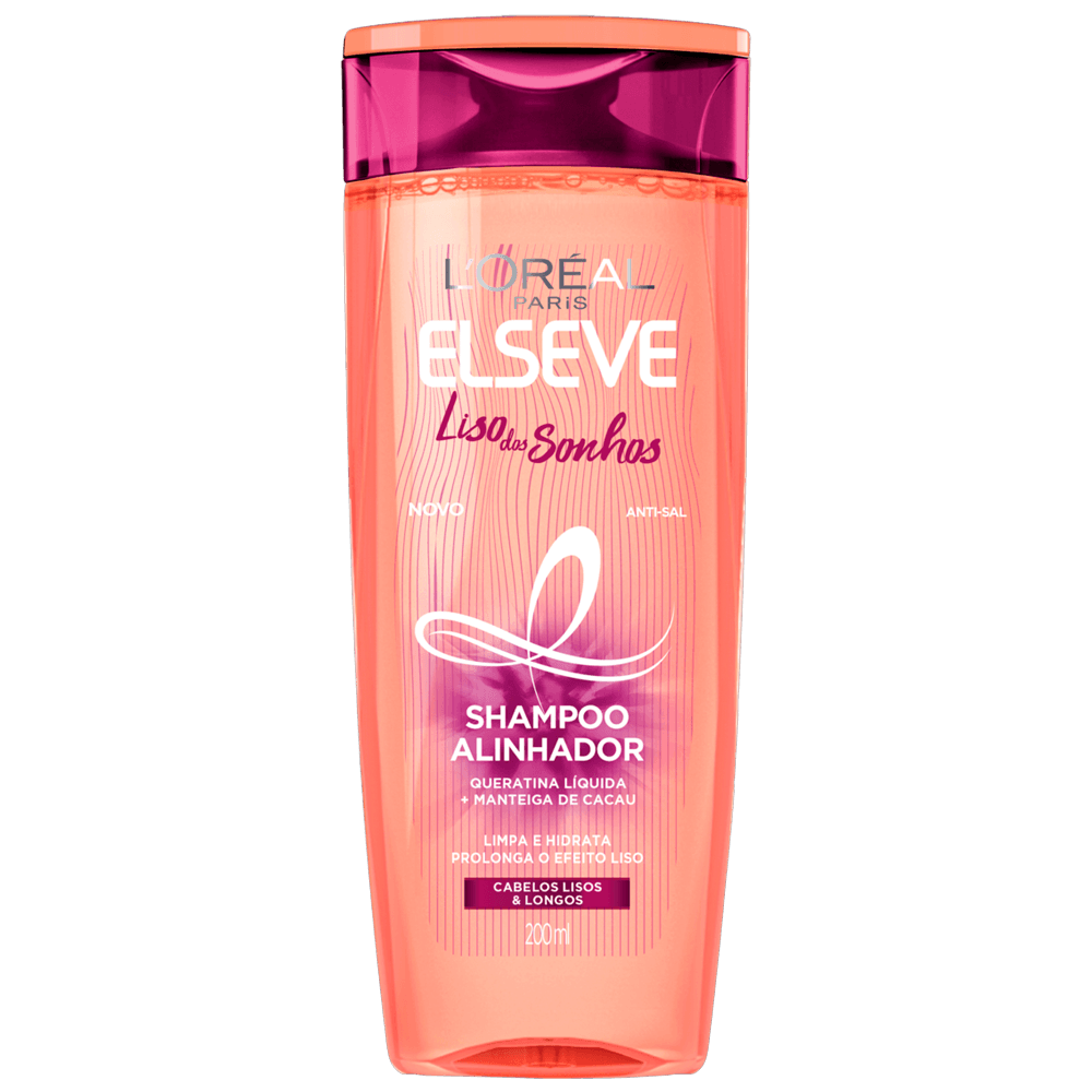 Shampoo Elseve Liso Sonhos 200ml