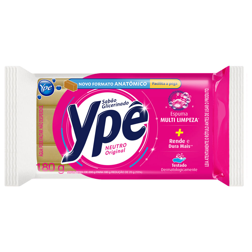 Sabão Barra Ypê Neutro 160g