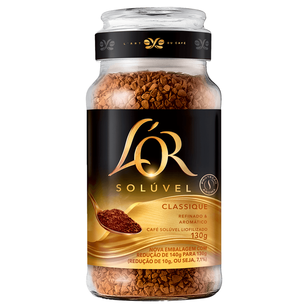 Café Solúvel Lor Classique Vidro 130g
