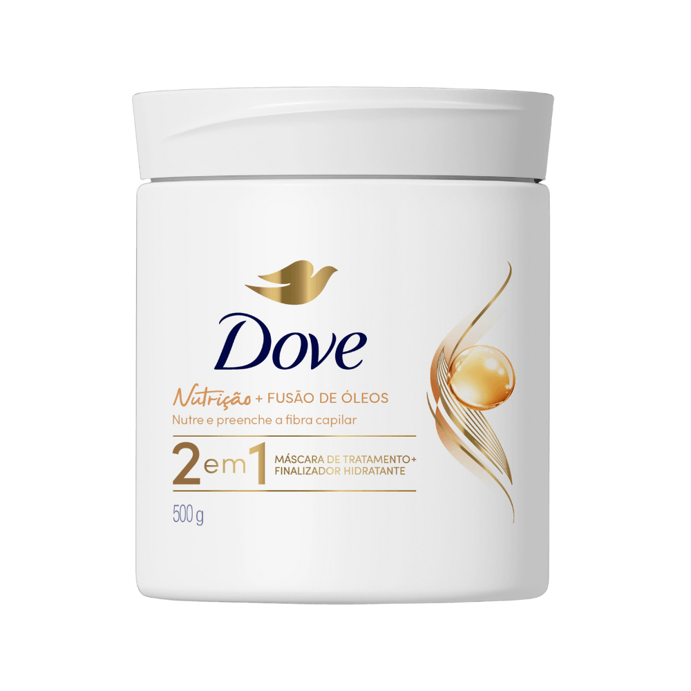 Creme de Tratamento Dove 2 em 1 Nutrição 500g