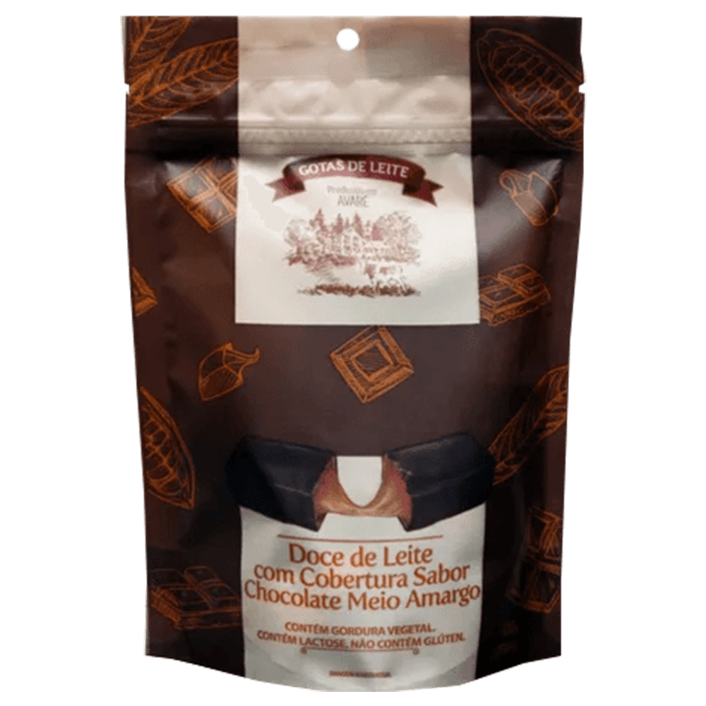 Doce de Leite Gotas de Leite Pingo de Chocolate 100g