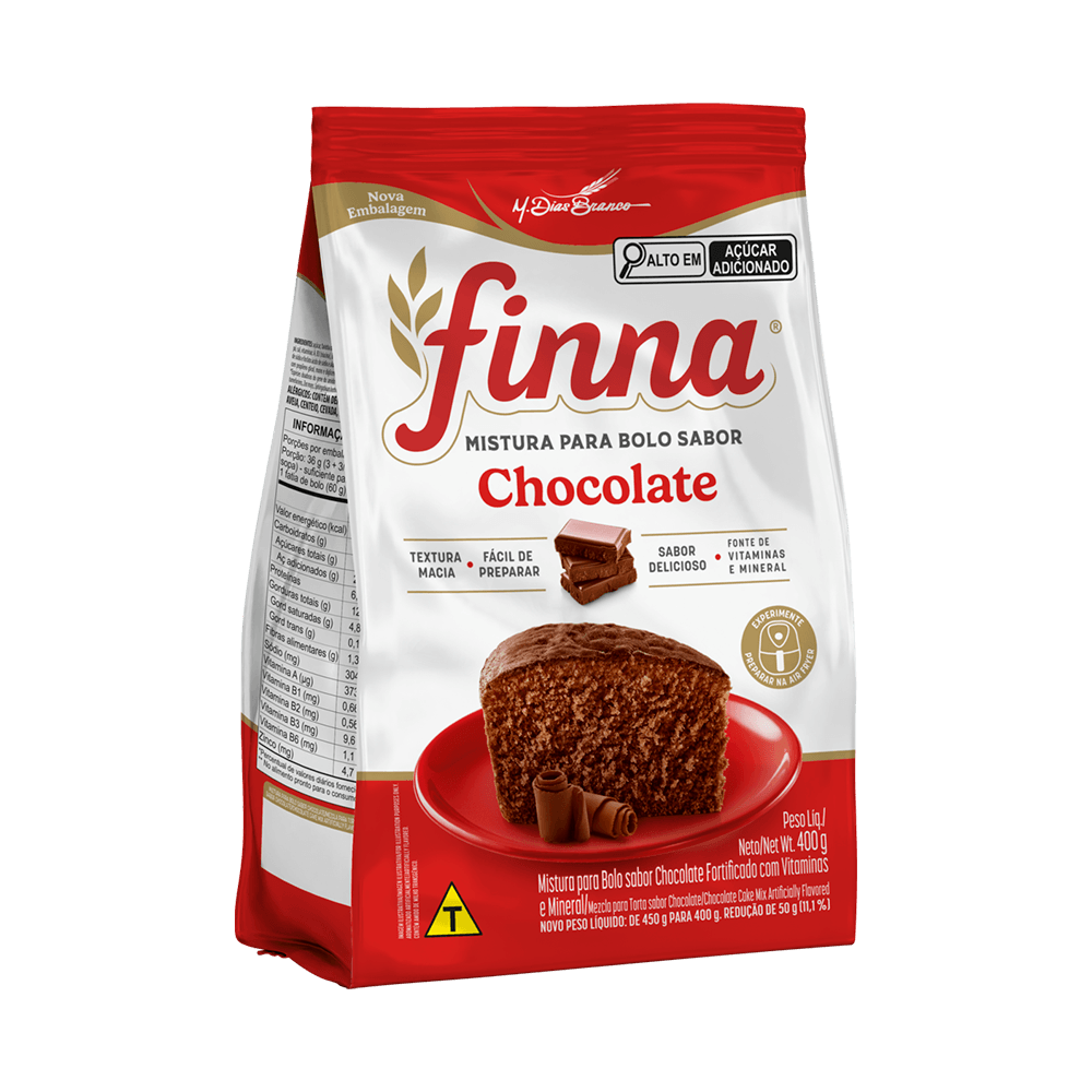 Mistura Bolo Finna Chocolate 400g