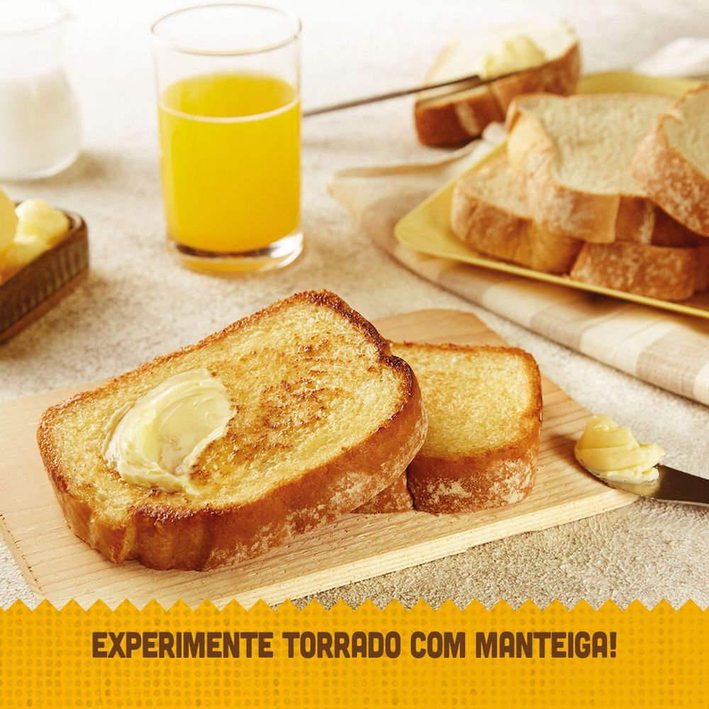 Pão de Forma Artesano Na Chapa 500g