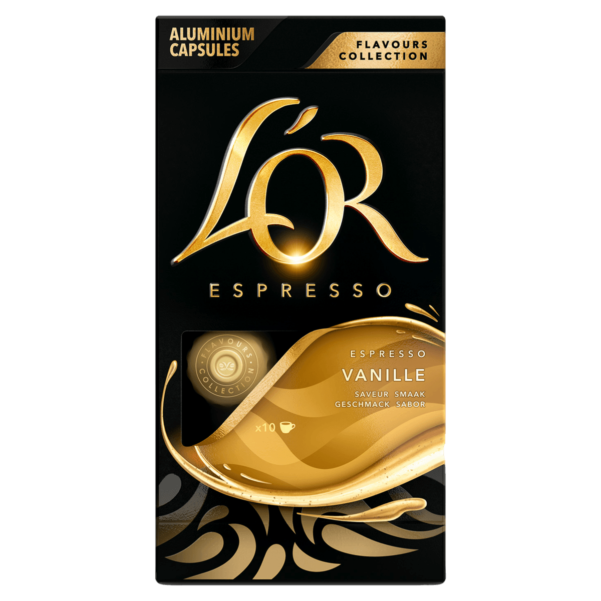 Café em Cápsula Espresso Baunilha L'or Caixa 52g 10 Unidades