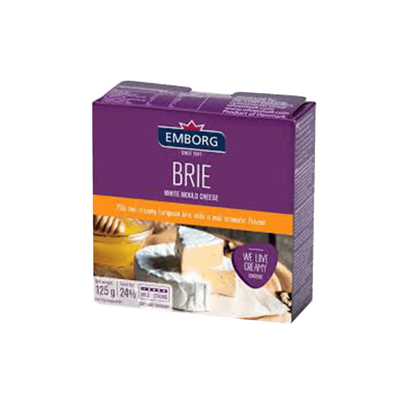 Queijo Tipo Brie Emborg Lata 125g