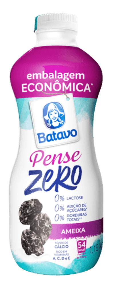 Iogurte Pense Zero Batavo Zero Lactose Ameixa 1.150g