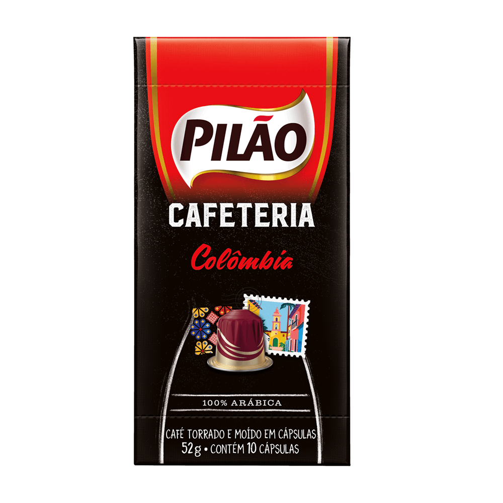 Café em Capsula Pilão Colômbia 52g com 10 Capsulas