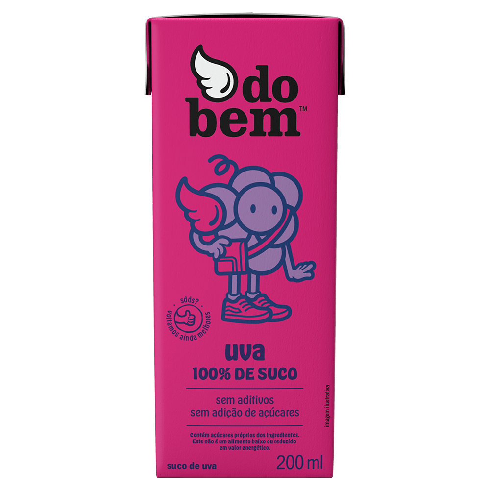 Suco Integral Do Bem Uva 200ml