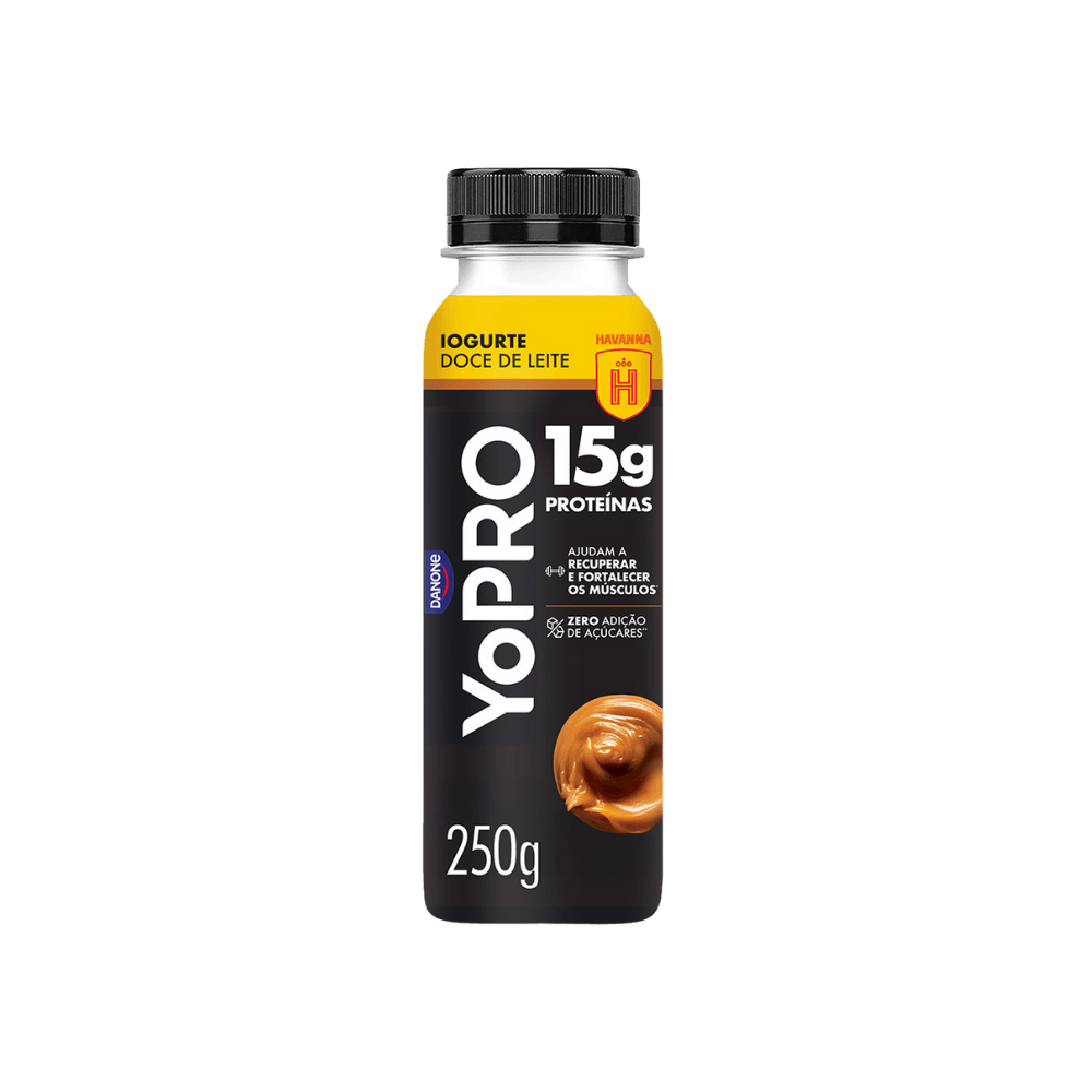 YoPRO Iogurte Líquido 15g de Proteínas Doce de Leite 250g